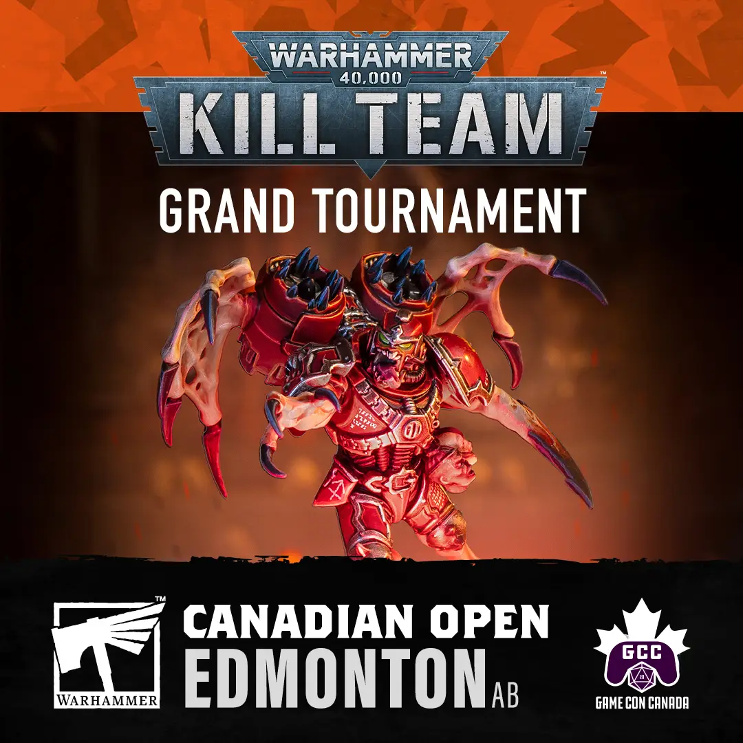 Warhammer Kill Team Grand Tournament, includes a GCC 3-Day Weekend Pass ...